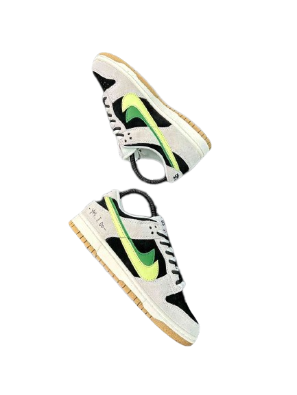 Nike Dunk Low SE 85 Yes I Do green/yellow Swoosh – slimeshoes