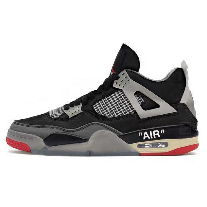 Air jordan 4 X Off white bred – slimeshoes